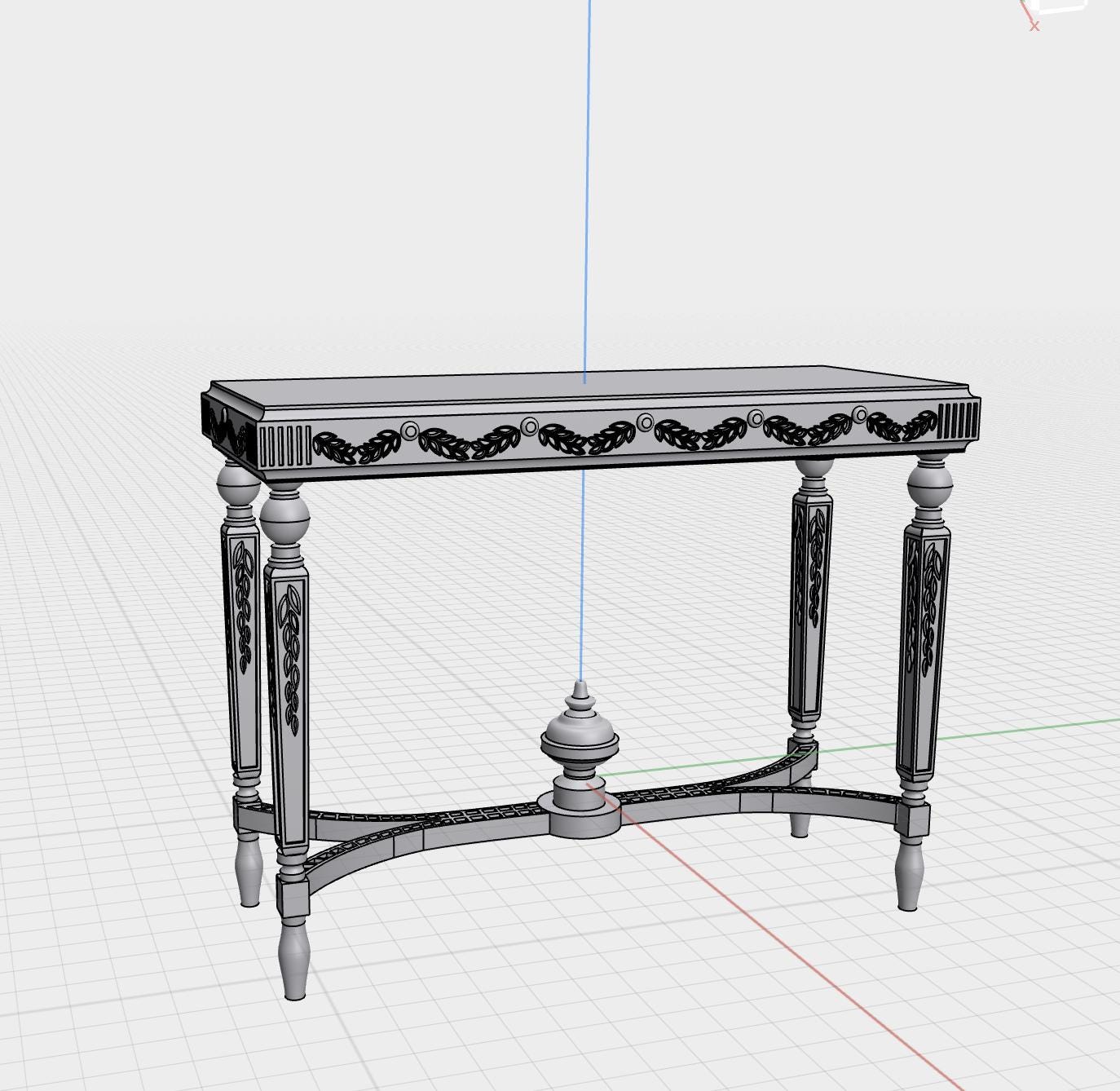 STL File for Convincing Console Table (for 3D Printing) - Etsy Australia