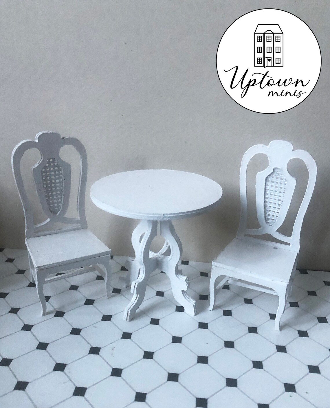 SVG File for Two Little Round Tables in 1:12 Scale | Etsy