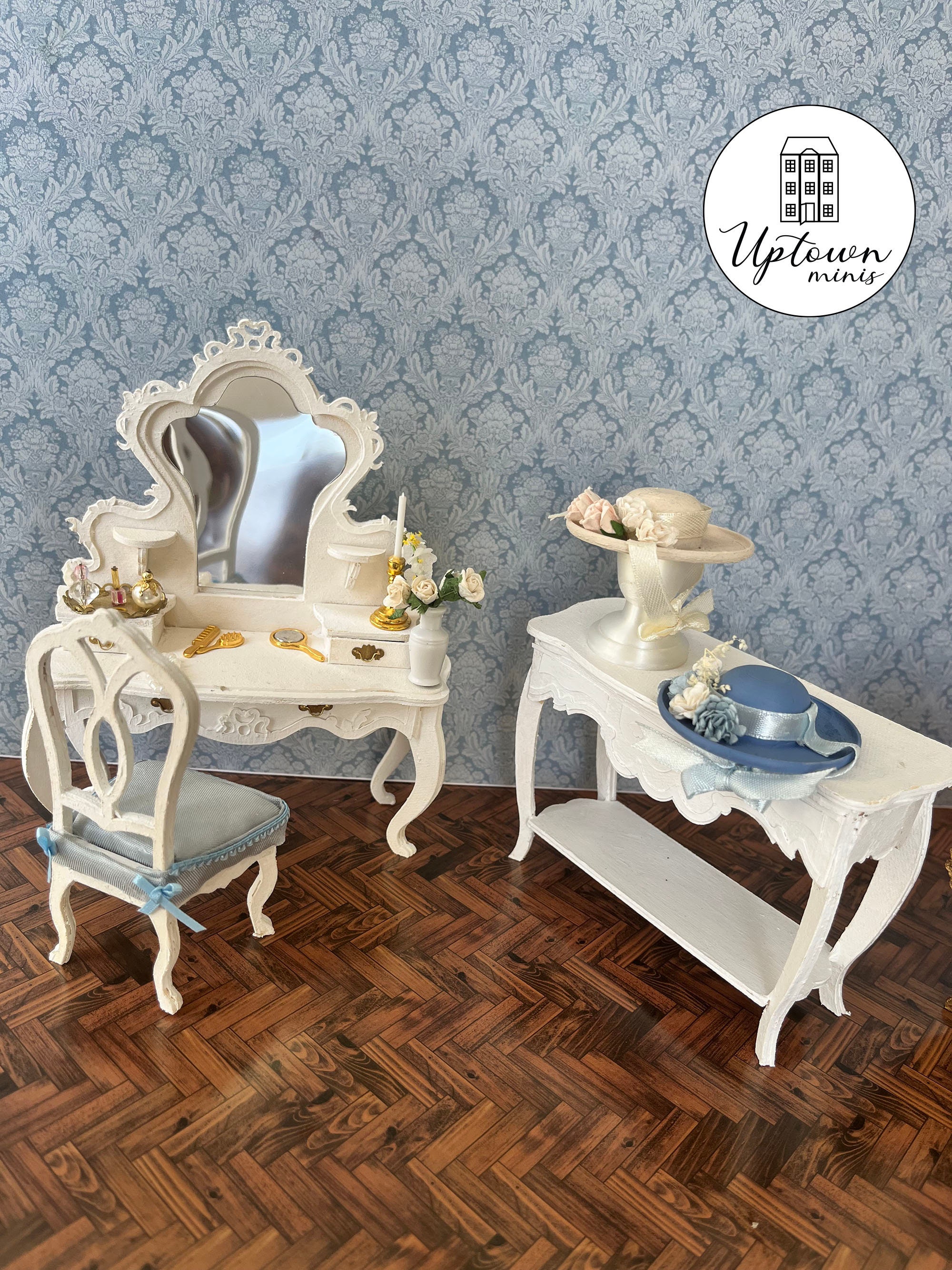 SVG File for a Romantic Vanity in 1:12 Scale - Etsy