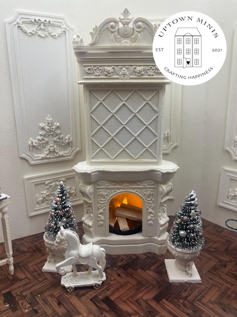 STL Files for Courageous Corner Fireplace (for 3D Printing) - Etsy