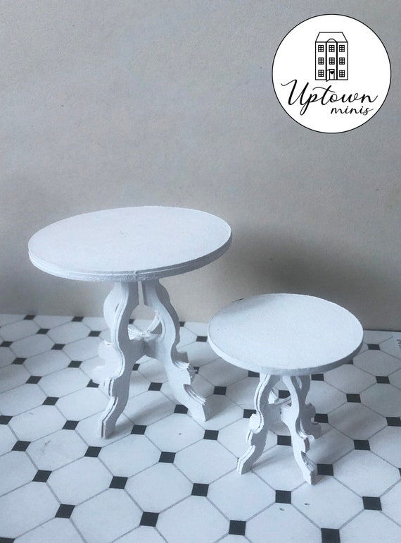 SVG File for Two Little Round Tables in 1:12 Scale | Etsy