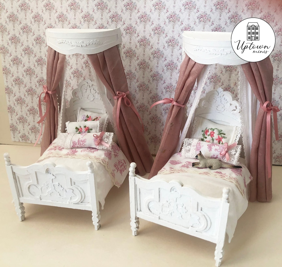 SVG File for a Dreamy Bed in 1:12 Scale (in Two Lengths) - Etsy