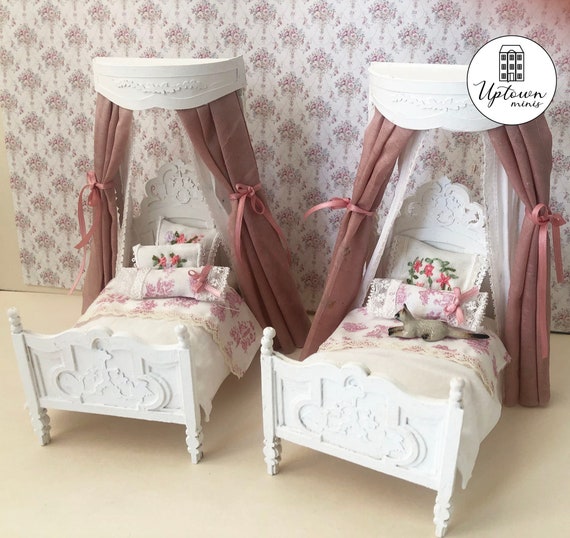 SVG File for a Dreamy Bed in 1:12 Scale in Two Lengths | Etsy