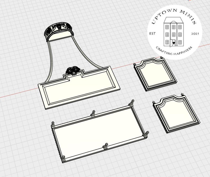STL File for Majestic Marie French Daybed (for 3D Printing) - Etsy