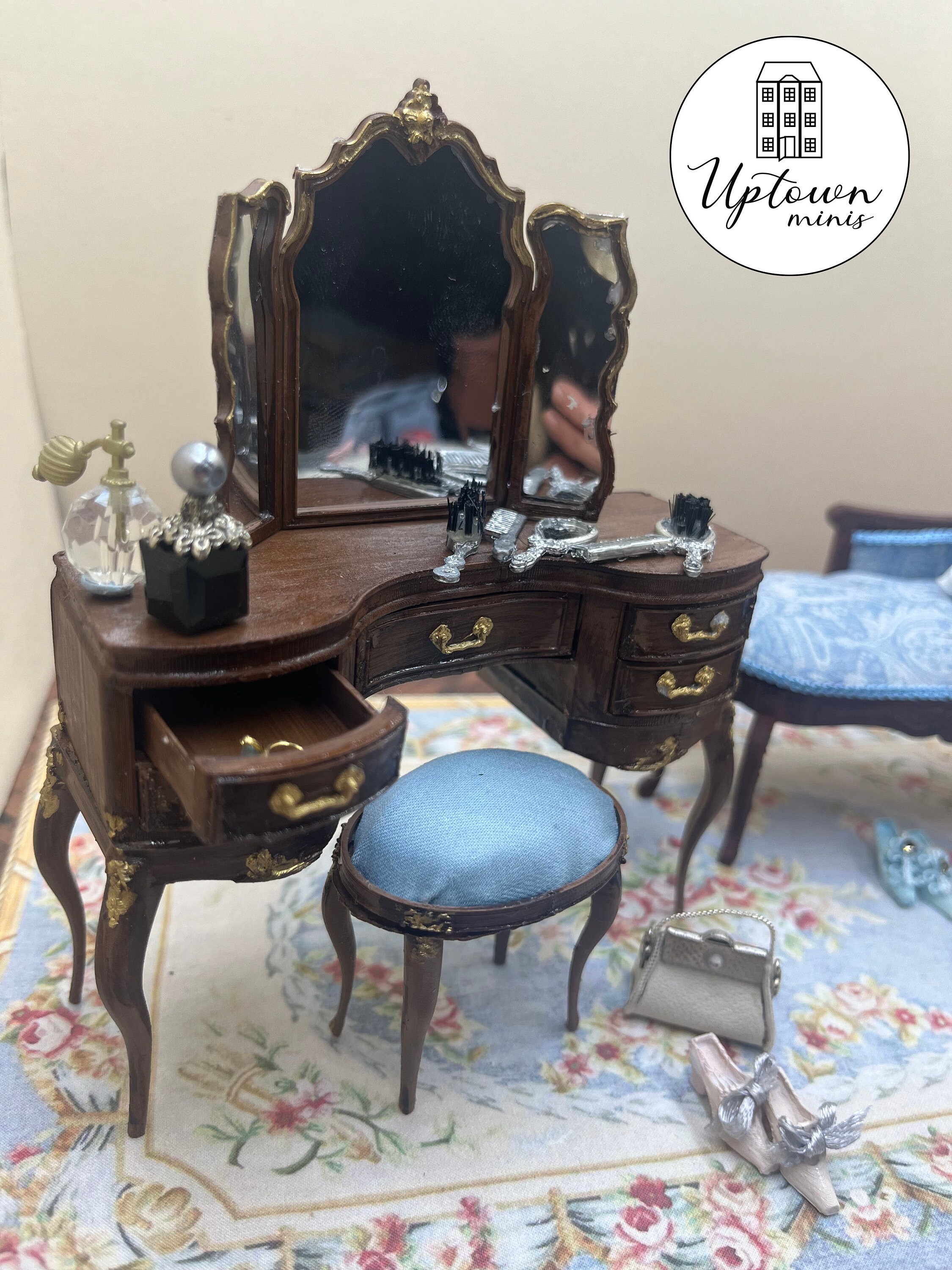 STL File for a Vivacious Vanity (for 3D Printing) - Etsy