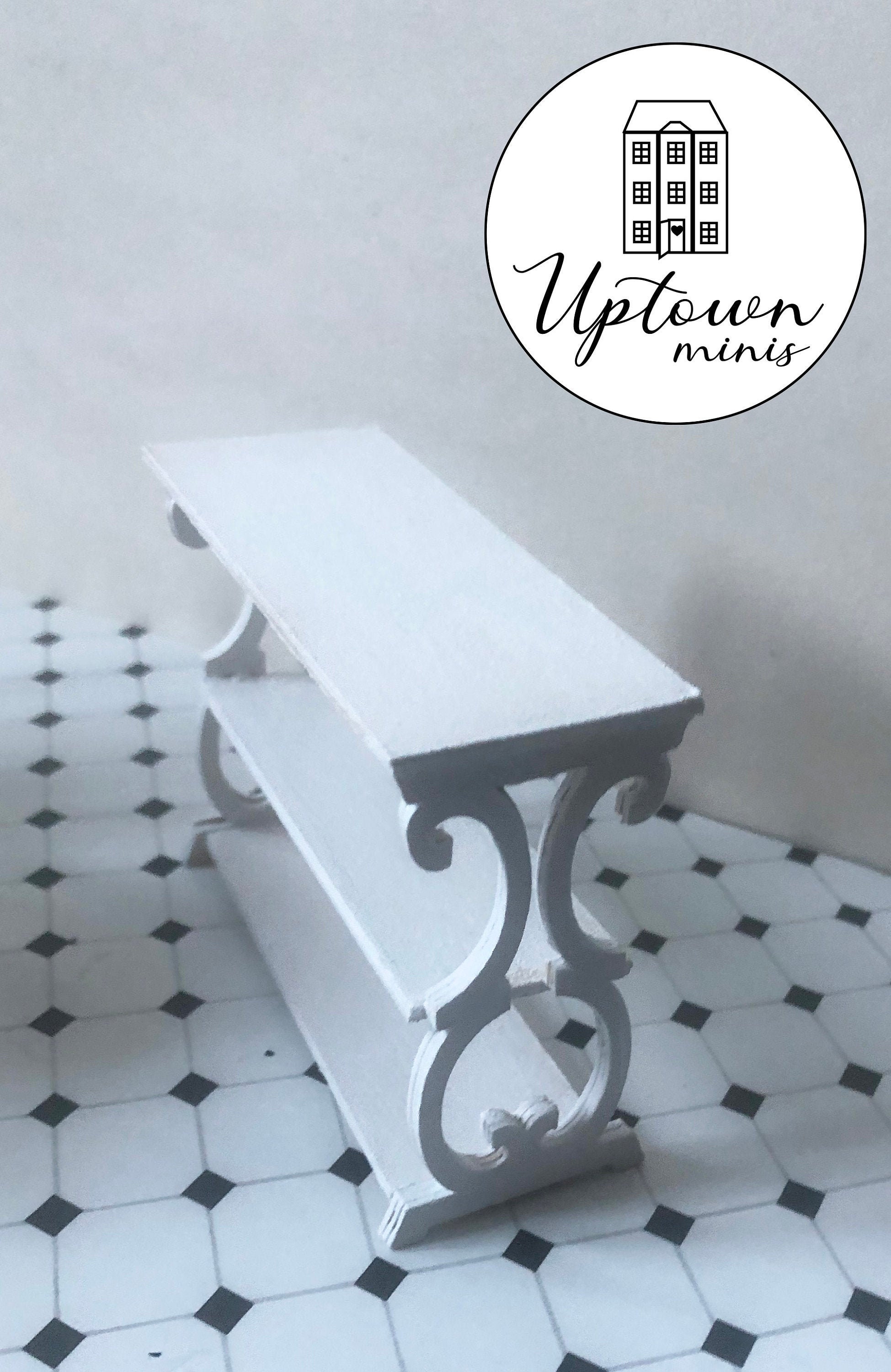 SVG File for an Ornate Side Table in 1:12 Scale - Etsy