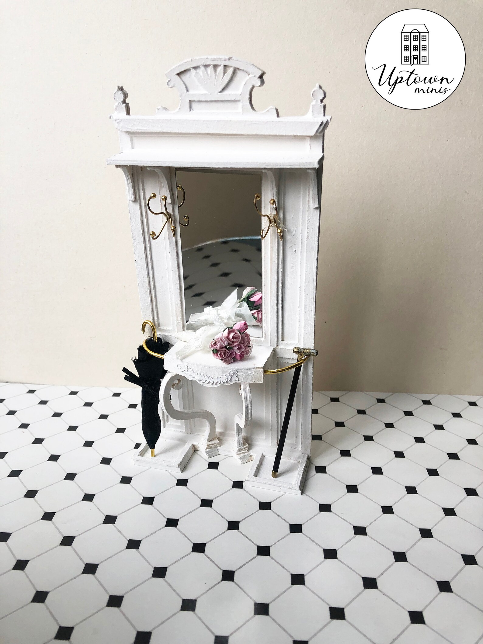 SVG File for a Hall Tree in 1:12 Scale - Etsy