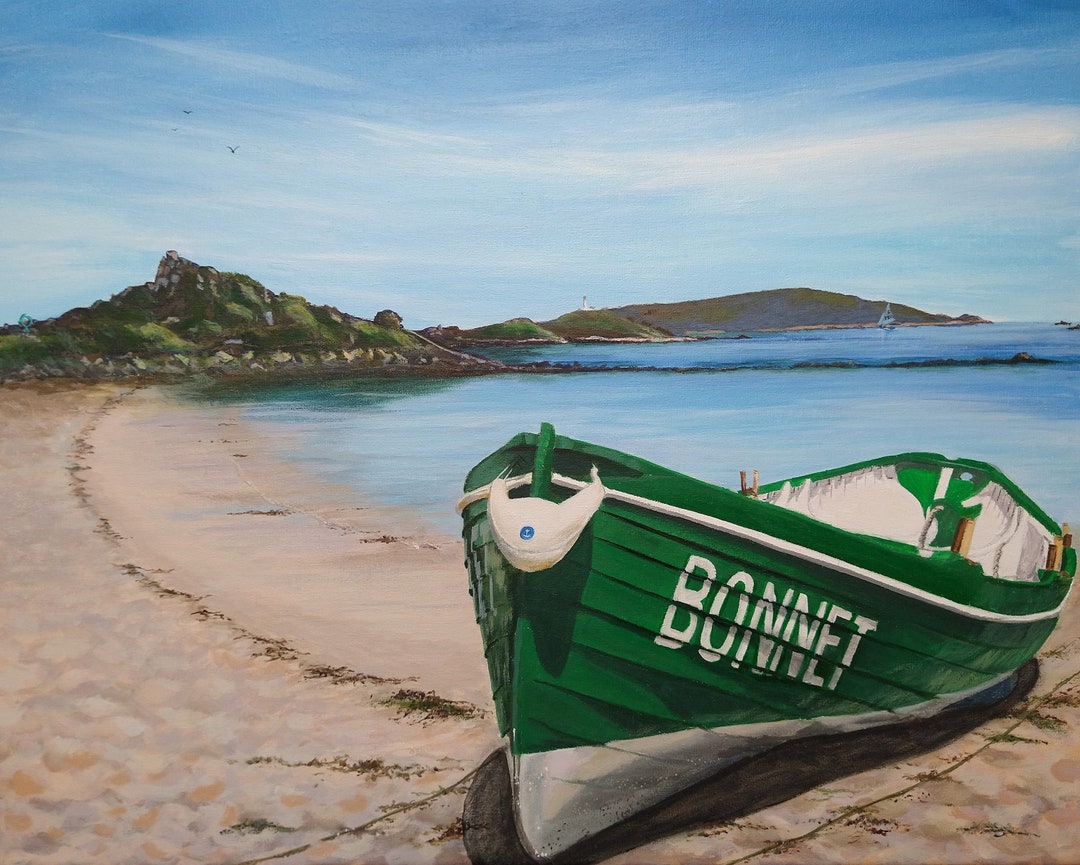 The Bonnet Cornish Gig Isles of Scilly Pilot Gig Tresco - Etsy UK