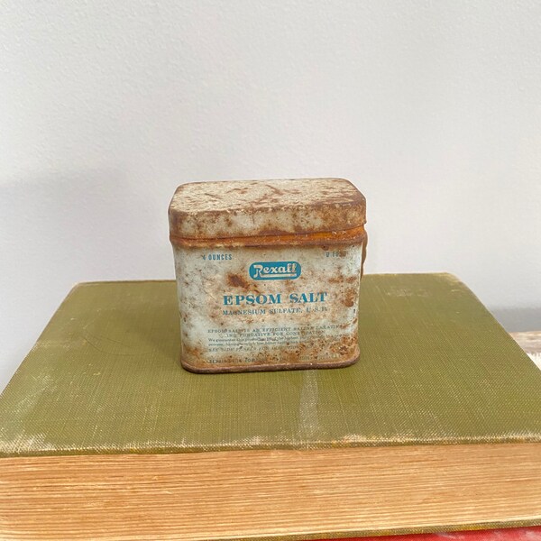 Epsom Salt Tin - Etsy