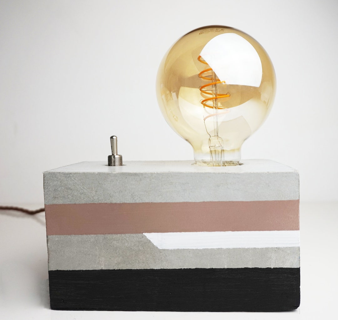 Cement Lamp, Concrete Lamp, Industrial Lamp, Hand-made Lamp - Etsy