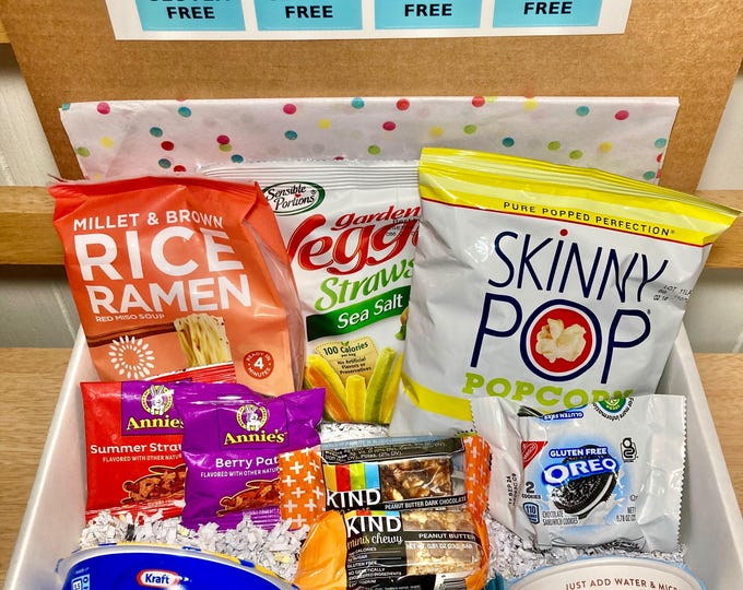 Color Coded Snack Box - Etsy