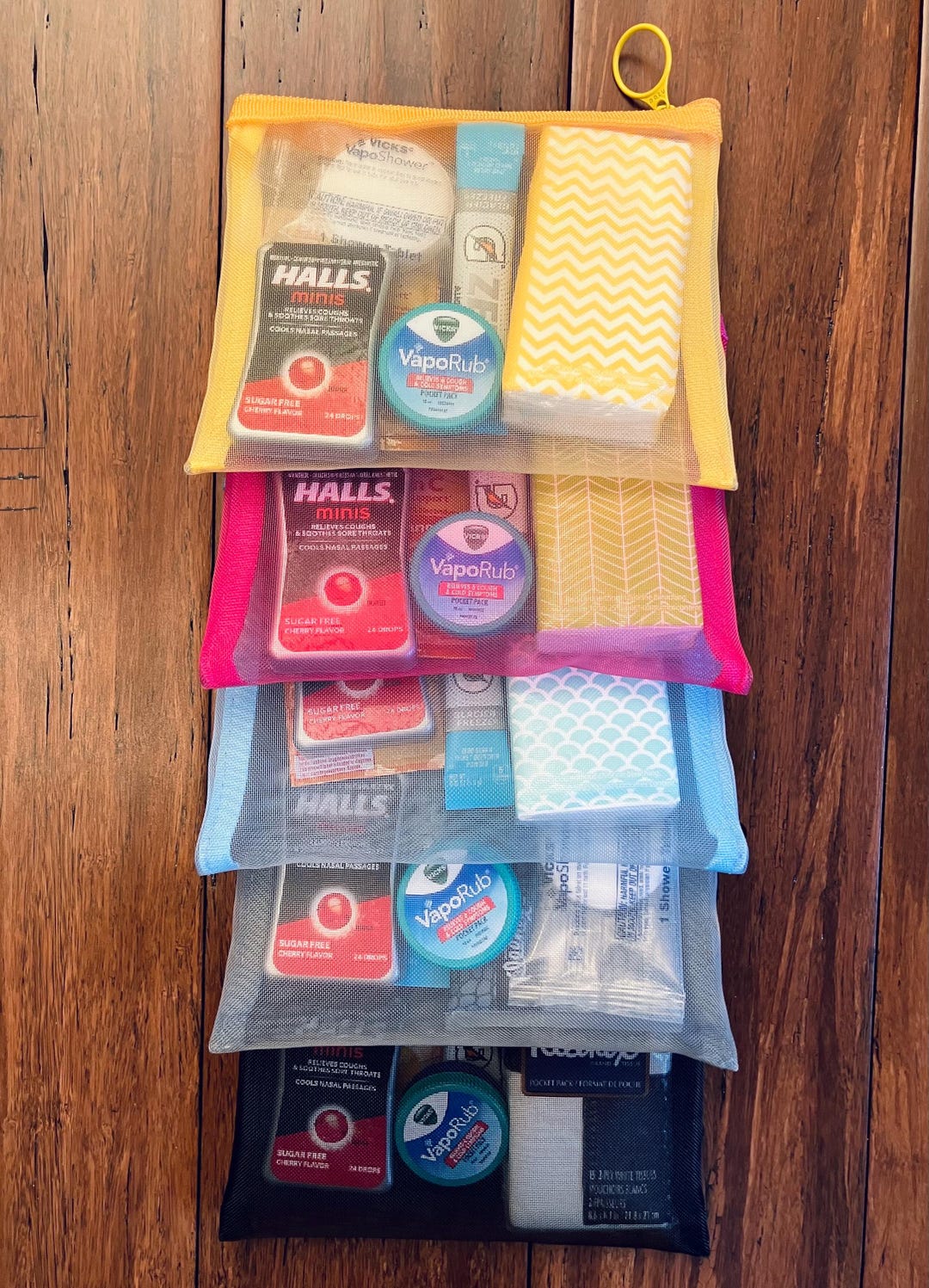 Sick Kit ~ Sick Care Package ~ Get Well Soon Pouch ~ Wellness Care ...