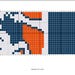 Denver Broncos Crochet Blanket Pattern: C2C Afghan (digital Download ...