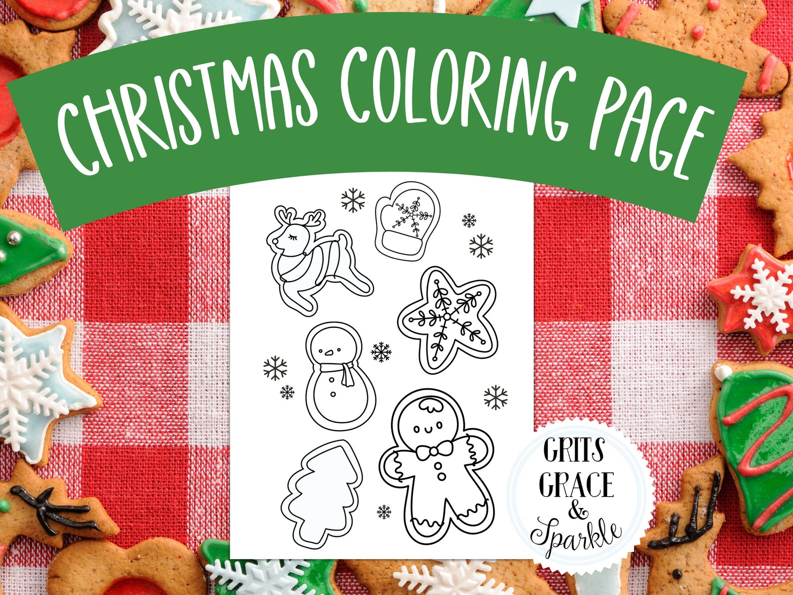 Christmas Coloring Page, Christmas Activities for Kids, Christmas ...