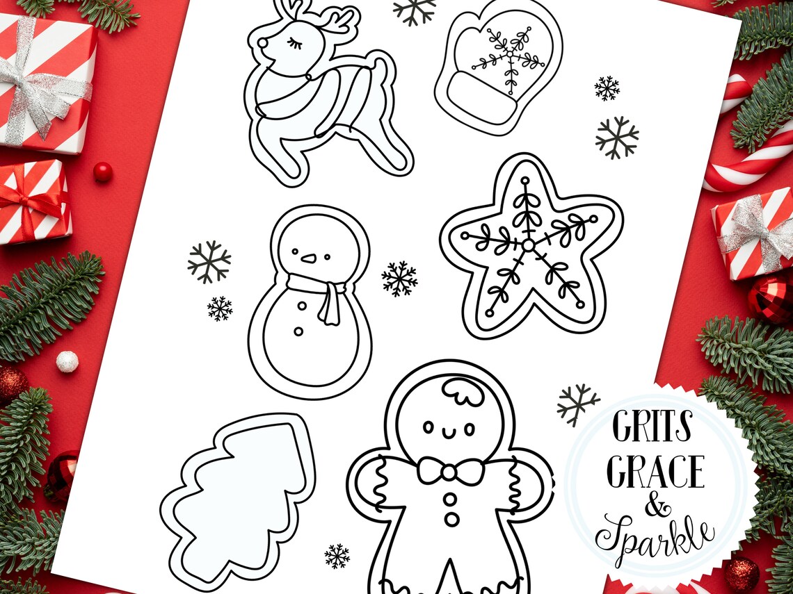 Christmas Coloring Page, Christmas Activities for Kids, Christmas ...