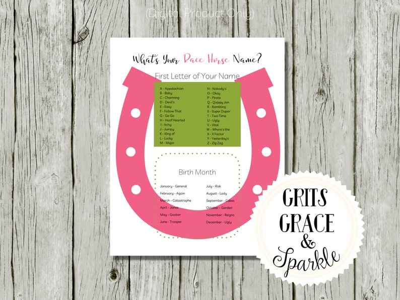 Kentucky Derby Printable Pack, Pink & Green, Scavenger Hunt, Voting ...