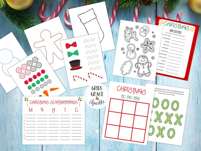 Christmas Activity Mega Pack: Family & Classroom Holiday Fun Bundle - Etsy