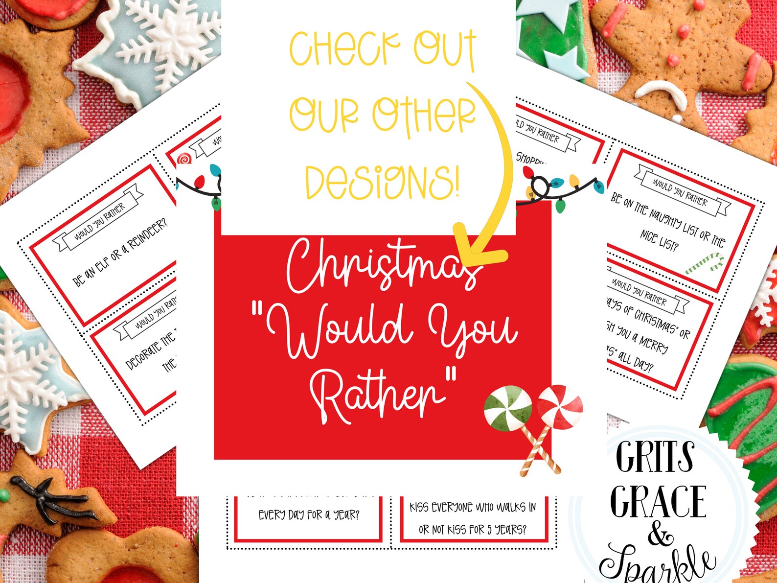 Christmas Tic Tac Toe, Christmas Activity for Kids, Family Game Night ...