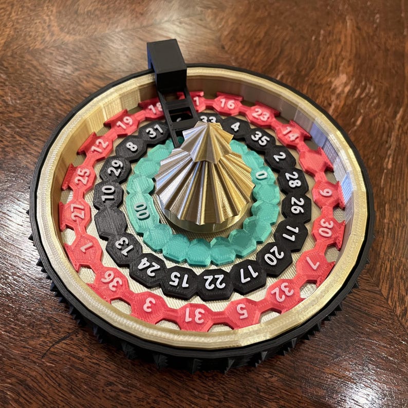 Classic Roulette Wheel – Magnetic Number Stop, Mini American Roulette ...