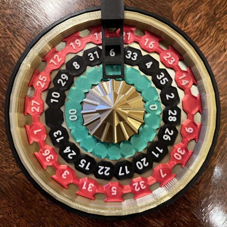 Classic Roulette Wheel – Magnetic Number Stop, Mini American Roulette ...