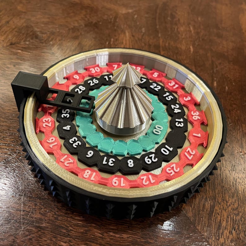 Classic Roulette Wheel – Magnetic Number Stop, Mini American Roulette ...
