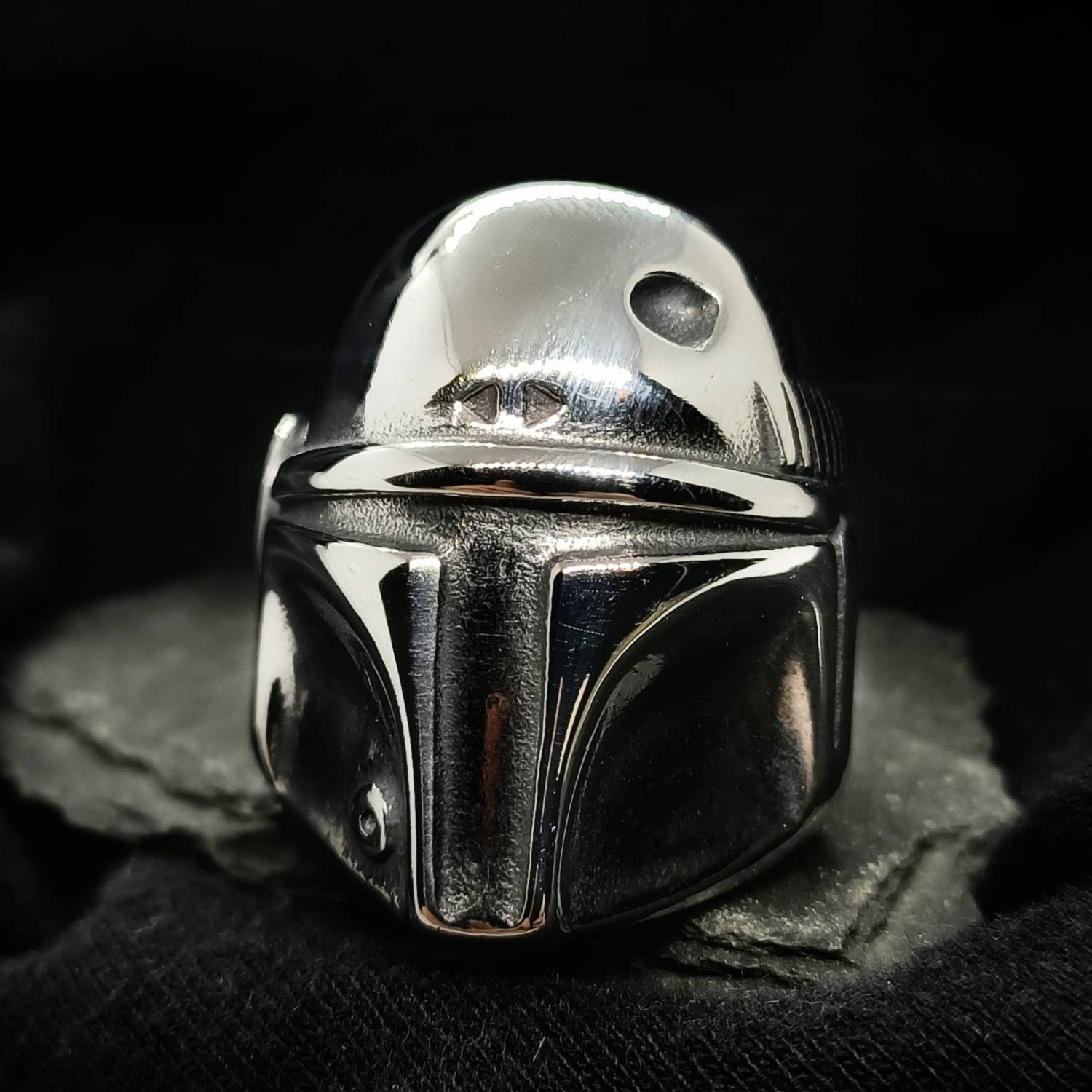 Mandalorian Star Wars Helmet Ring Men's Unisex Jewellery - Etsy