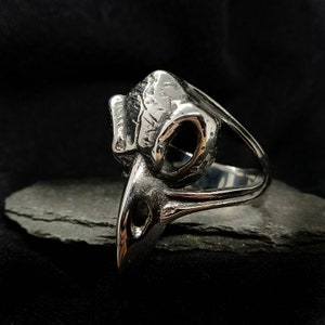 Crow Skull Raven Skull Unisex Ring Rings Gothic Alternative Goth Unisex ...