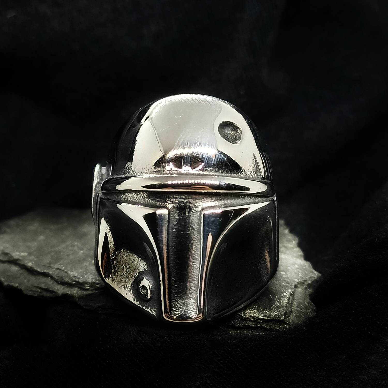 Mandalorian Star Wars Helmet Ring Men's Unisex Jewellery - Etsy