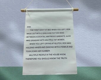 Jersey Shore Letter Print - Etsy