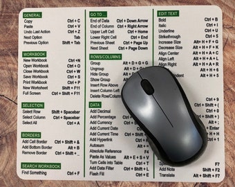 Excel Mouse Pad - Etsy