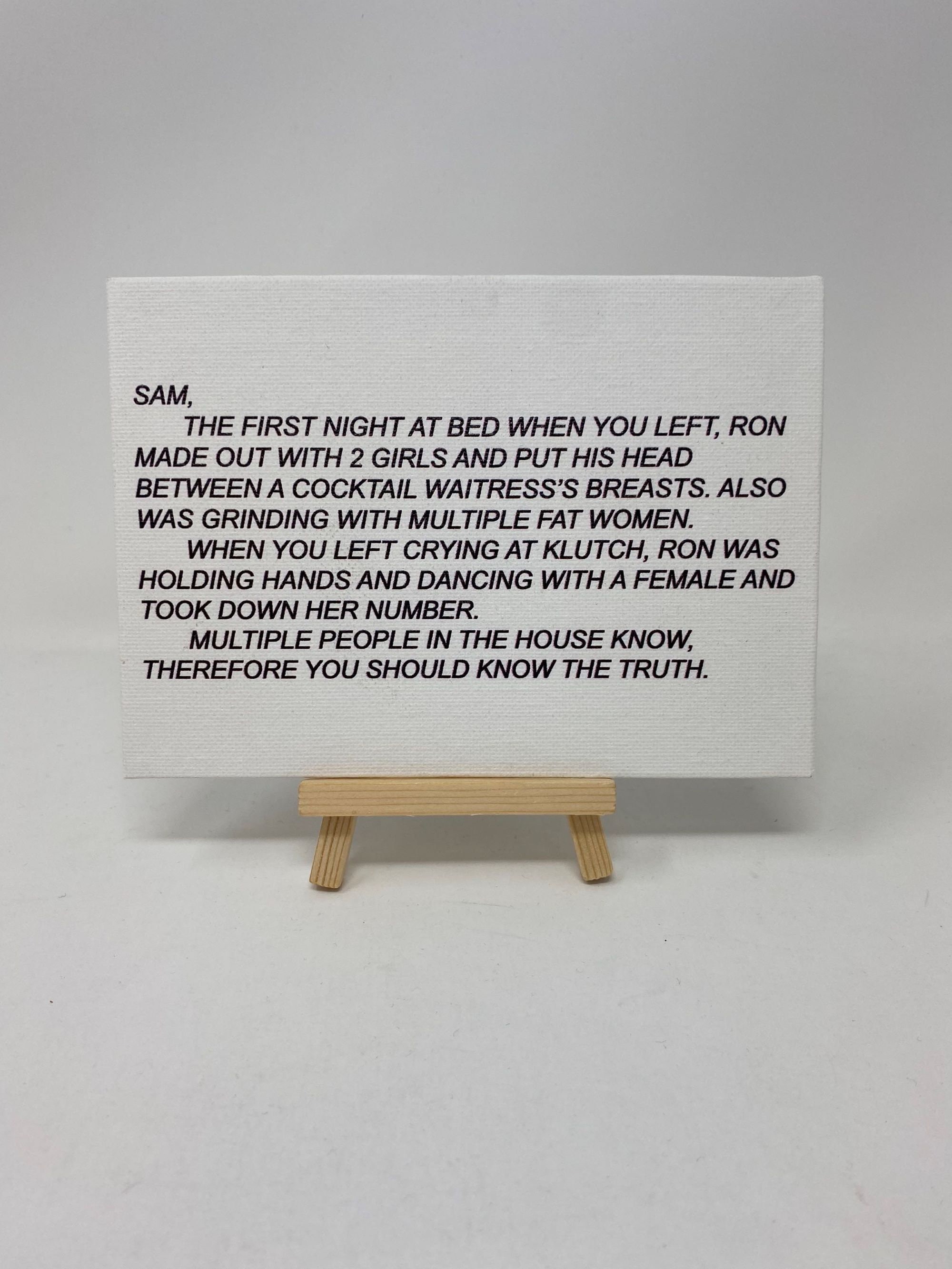 Jersey Shore the Note Framed Canvas Print With - Etsy