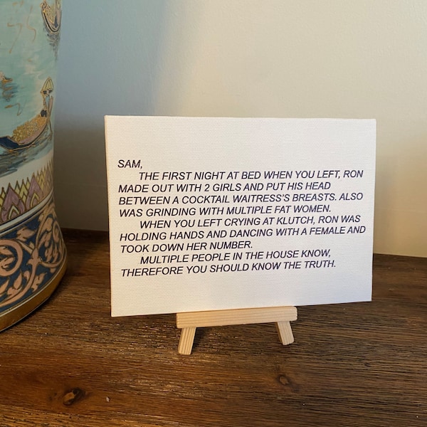 Jersey Shore "the Note" - Etsy