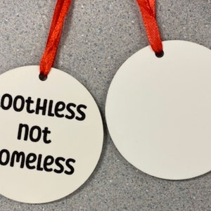 Toothless Not Homeless MDF Wood Ornament 3 Inch - Etsy