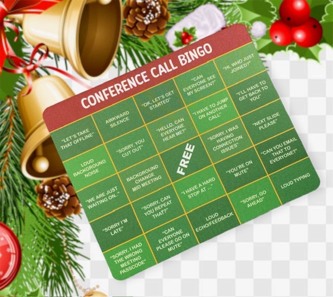 Conference Call Bingo Mouse Pad - Desk Accessories, Desk Accessories ...