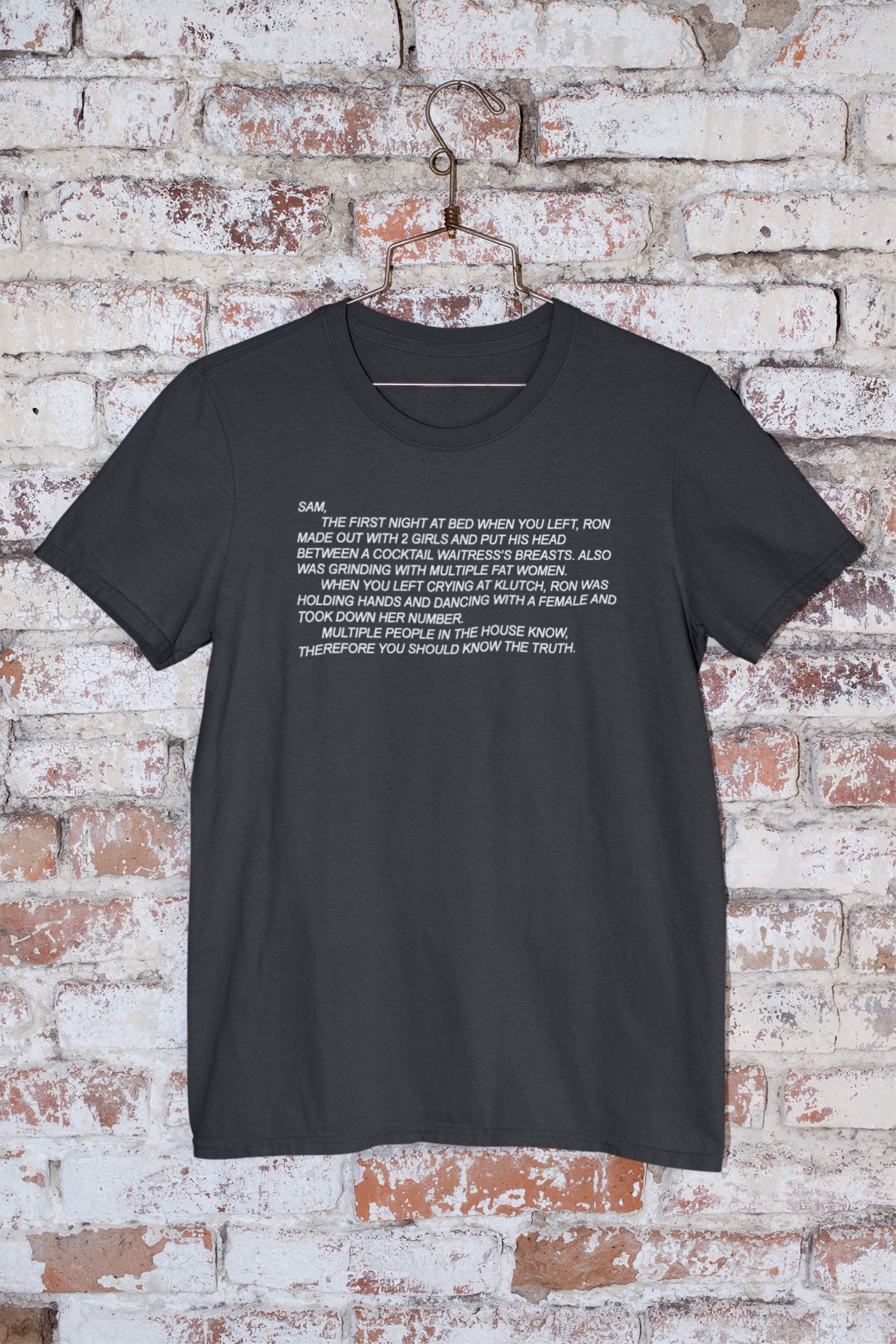 Jersey Shore The Note Unisex T-Shirt Dear Sam | Etsy