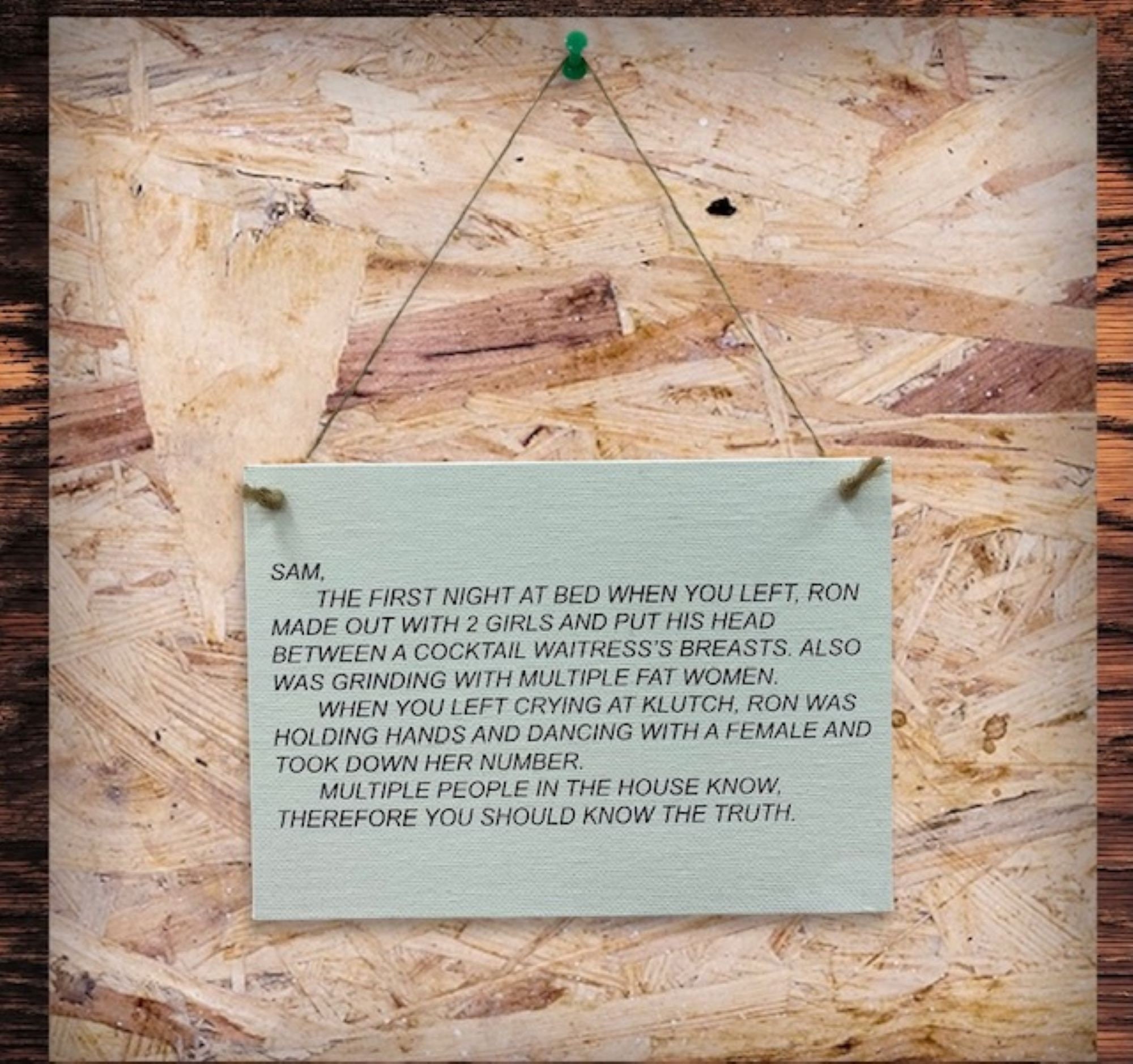 Jersey Shore the Note Canvas Print Dear Sam - Etsy