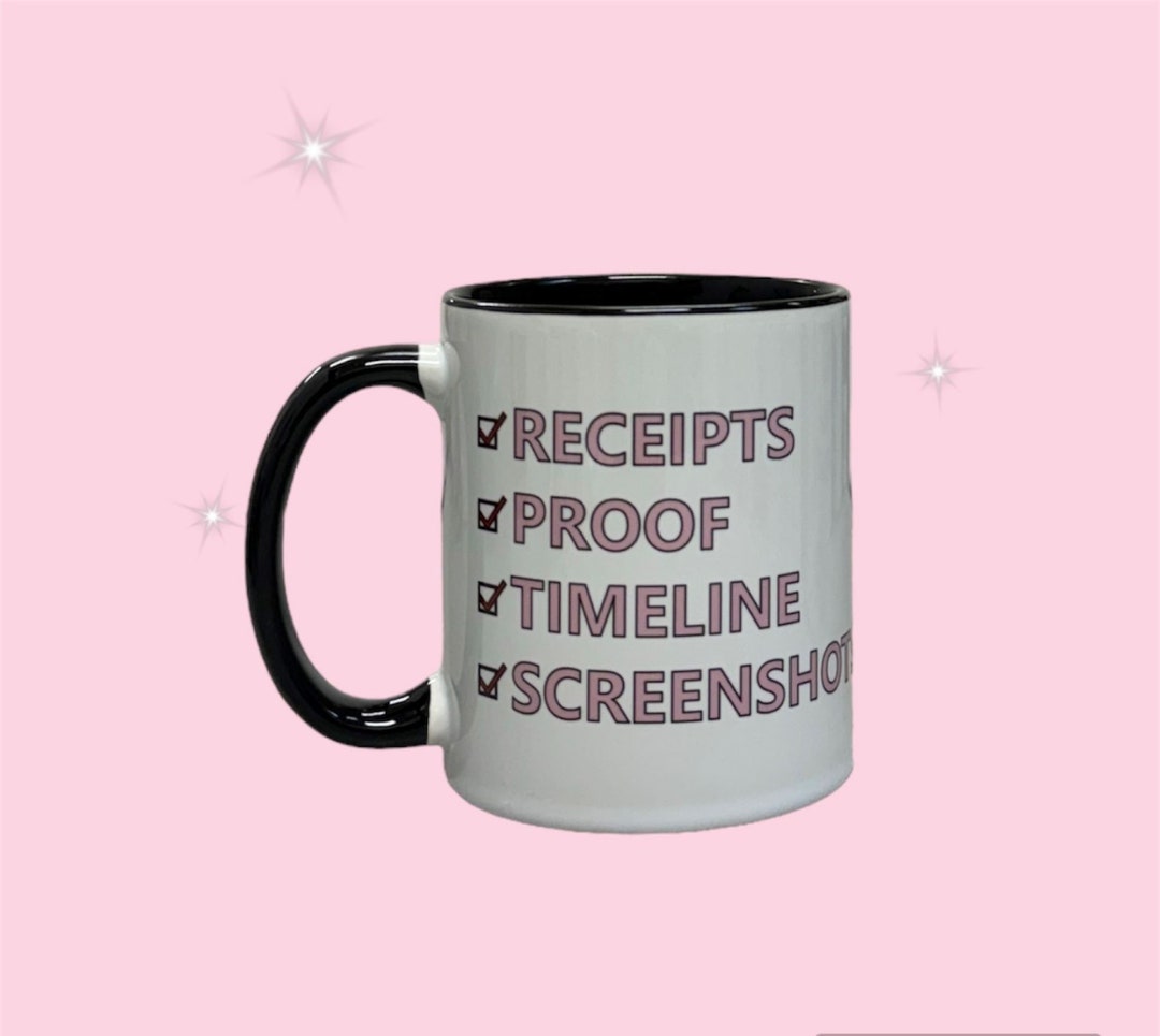 RHOSLC Receipts Timeline 11oz Mug: Bravo TV Show Fan Gift - Etsy