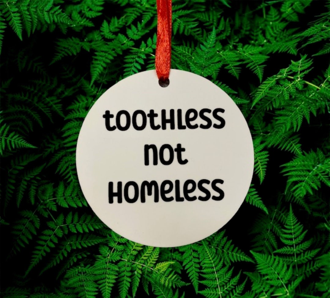 Toothless Not Homeless MDF Wood Ornament 3 Inch - Etsy