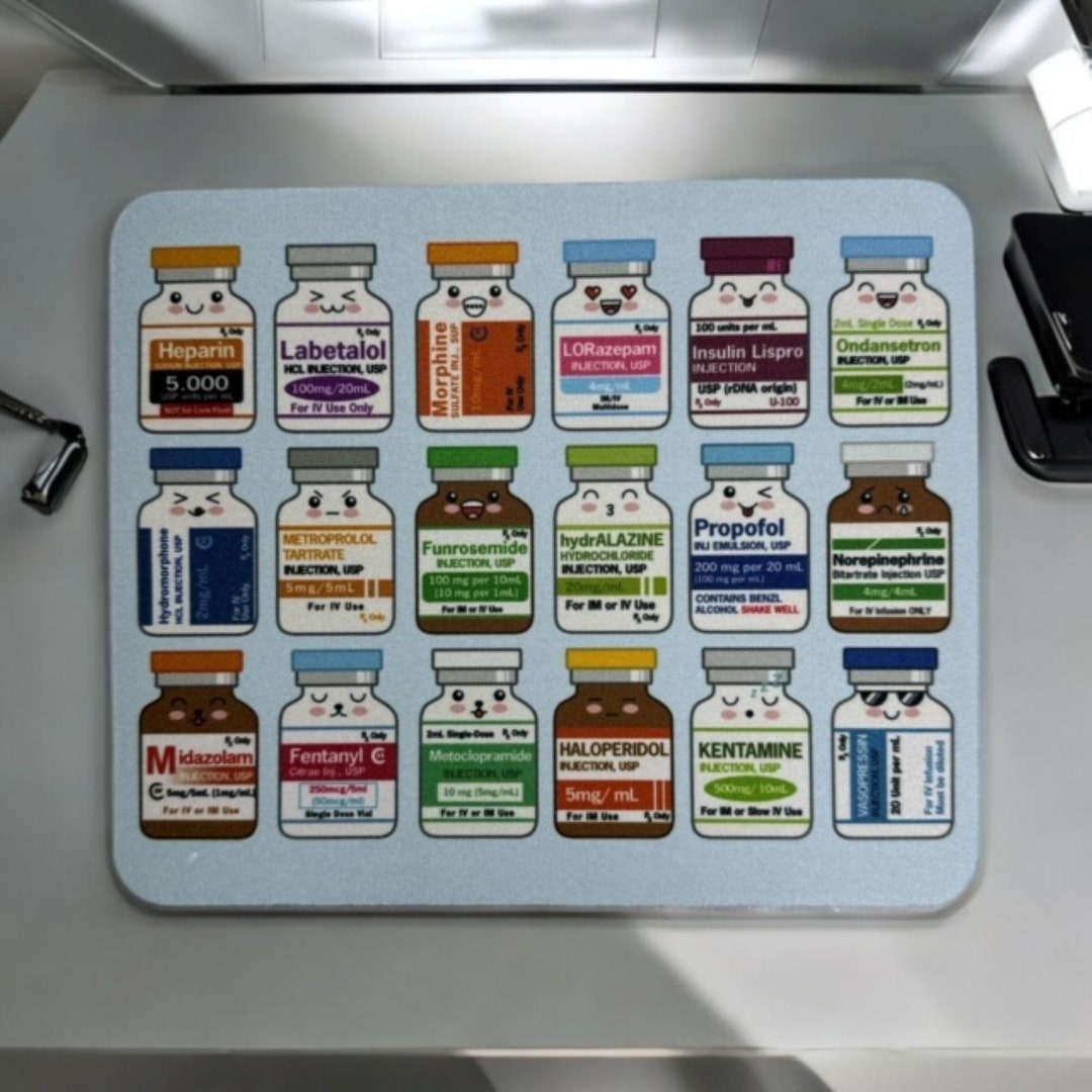 Medication Mouse Pad | Pharmacist Gift | Medical Humor | Funny Office ...