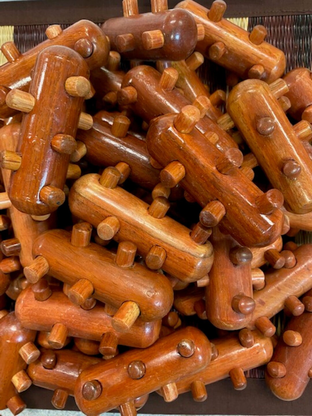 NEW Hand Massage Stick/wood Stick Tools Thai Wooden Hand Massager Spa ...