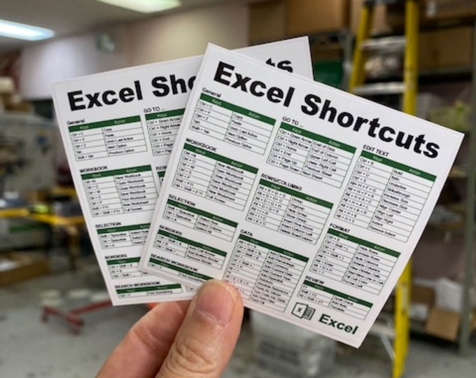 Office Shortcuts Stickers PC - Etsy