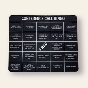 Bundles 10 BINGO Conference Call Mouse Pad -employee Gifts, Funny Work ...