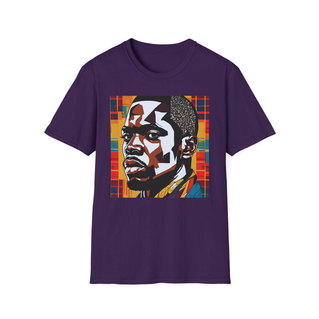 Afrocentric Male Art Shirt African American Comfort T-shirt Black ...