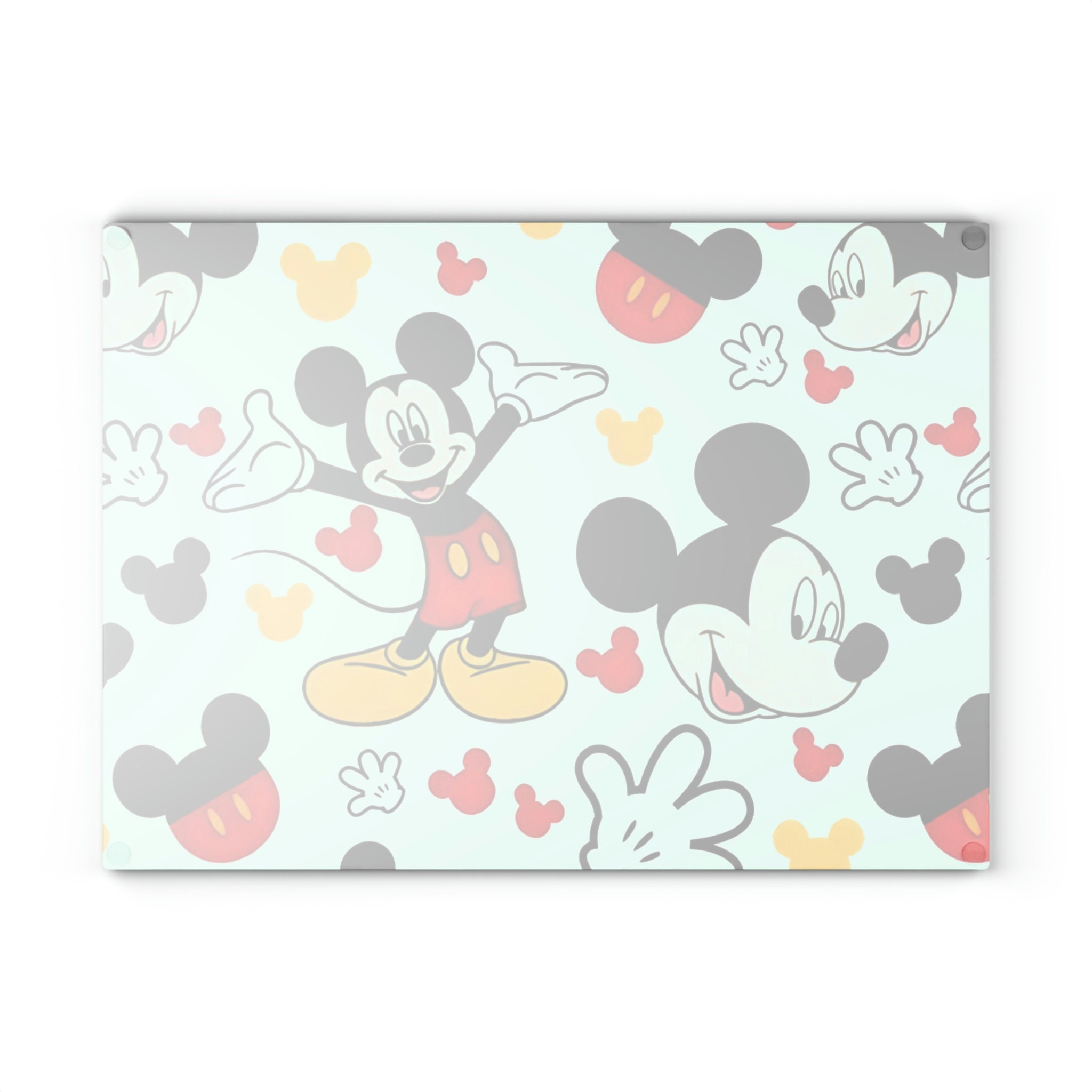 Mickey Glass Cutting Board Kitchen Chopping Board Decorative Slicing ...