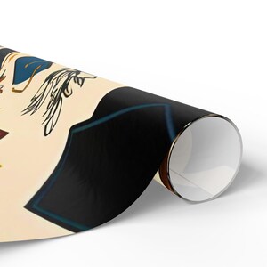 Graduation Wrapping Paper Floral Gift Wrap Celebration Party Wrap Sheet ...