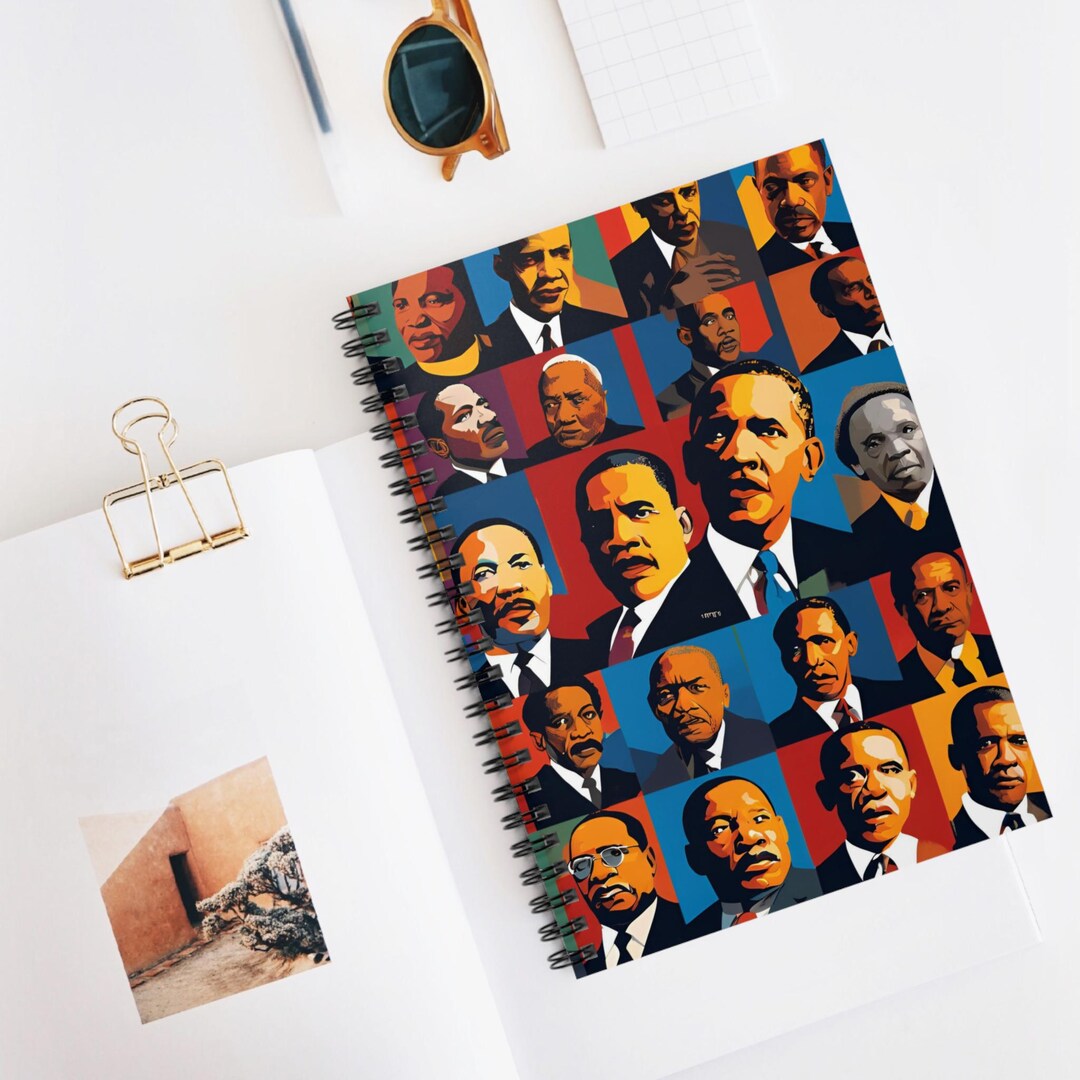 Black History Leaders Spiral Journal African American Heritage Diary ...
