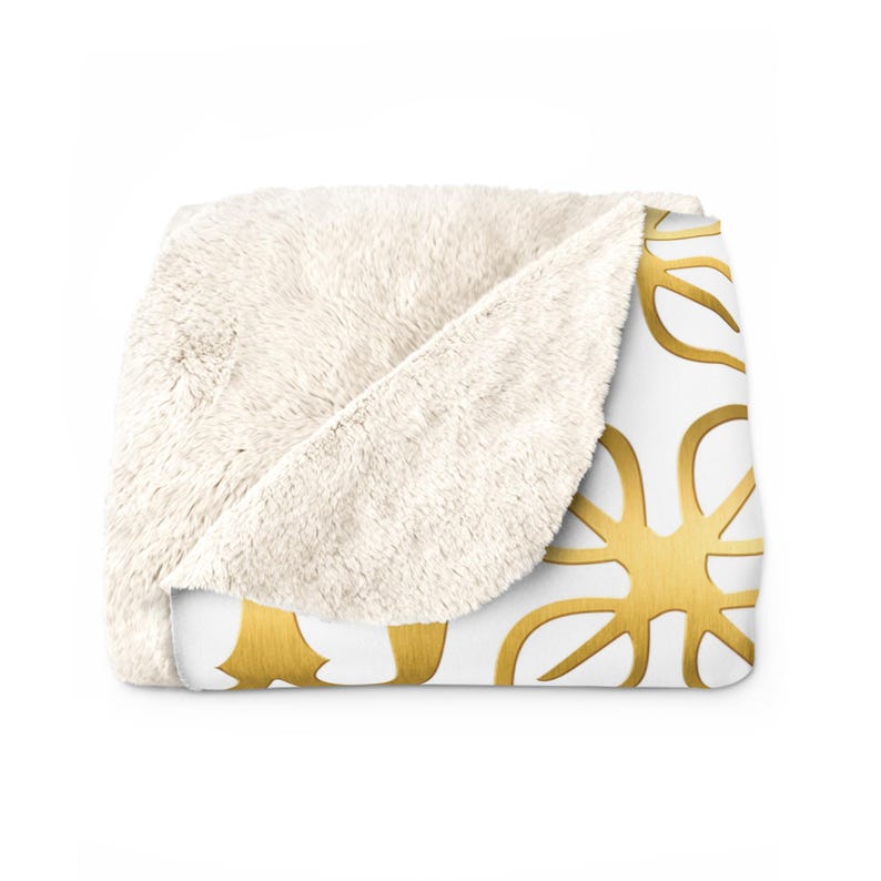 Adinkra Symbols Sharpa Fleece Blanket Cultural Symbols Throw-over ...