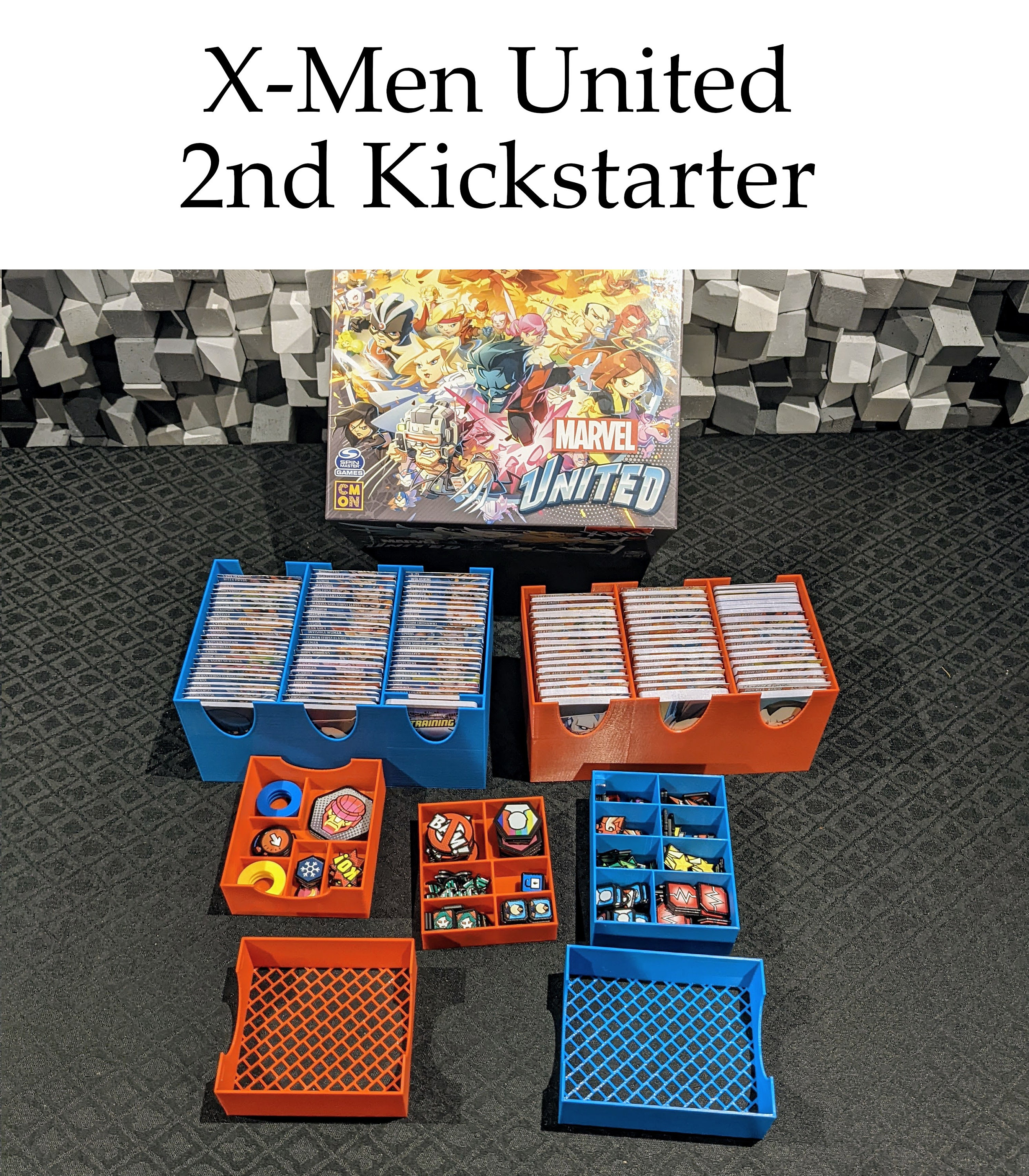 Inserts, Compatible With Marvel United And/or X-men United Kickstarter ...