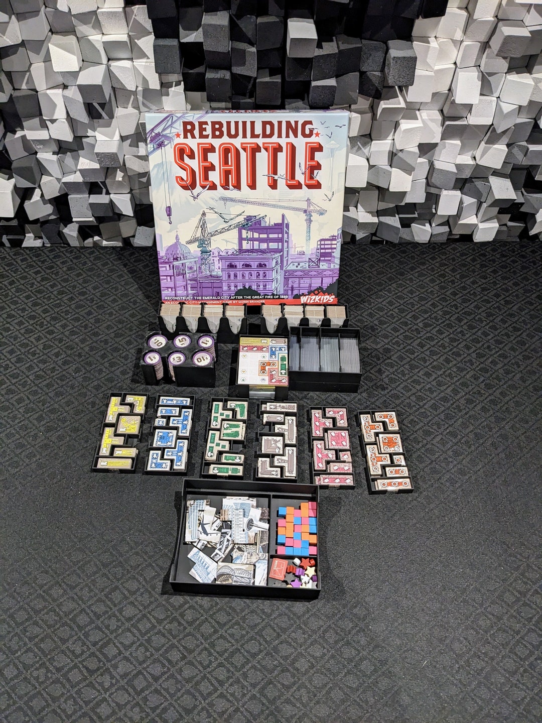 Rebuilding Seattle Compatible Insert, Fits Sleeved Cards - Etsy