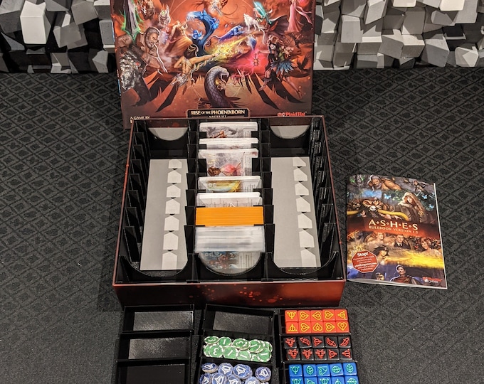 STL Files for Insert Compatible With Ashes Reborn, Fits Sleeved Cards ...
